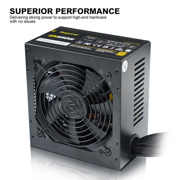 Segotep 650W 80 Plus Gold Certified Non-Modular ATX Power Supply with