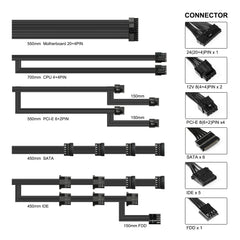 Segotep 650W 80 Plus Gold Certified Non-Modular ATX Power Supply with