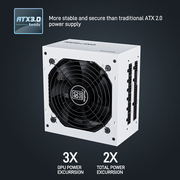 Segotep 750W Power Supply, 80 Plus Gold Full Modular PCIe 5.1 & ATX 3.