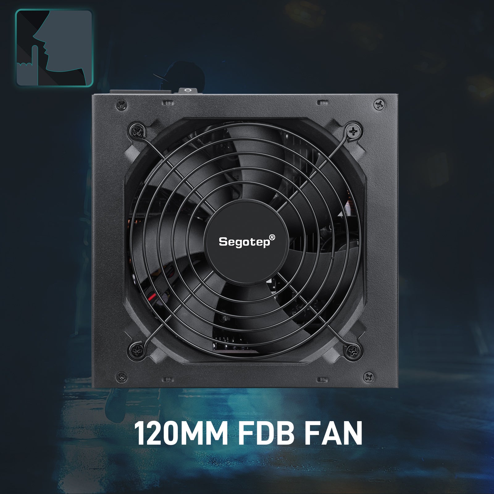 Segotep 750W Power Supply, 80 Plus Gold Full Modular PCIe 5.1 & ATX 3.