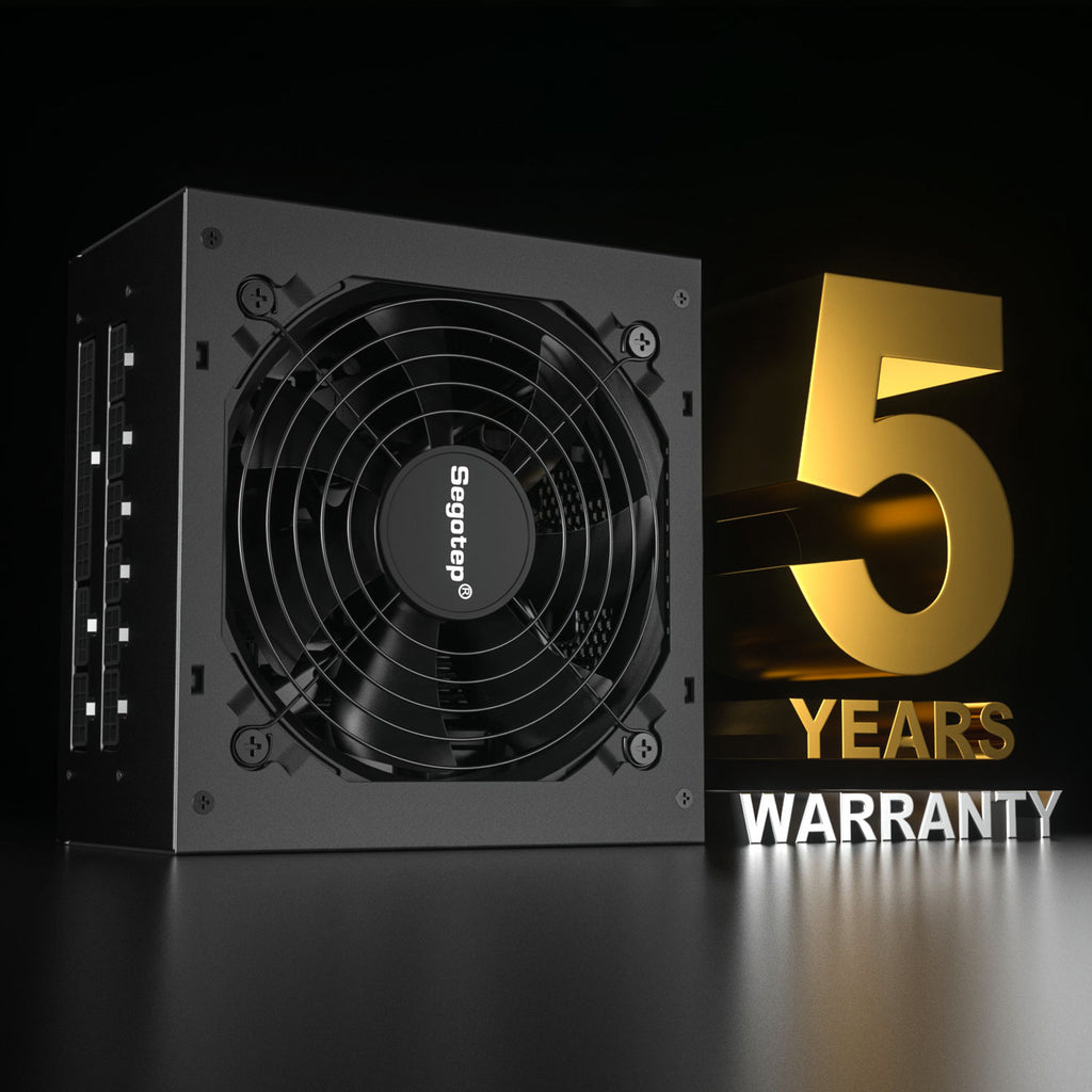 Segotep 750W Power Supply, 80 Plus Gold Full Modular PCIe 5.0 & ATX 3.